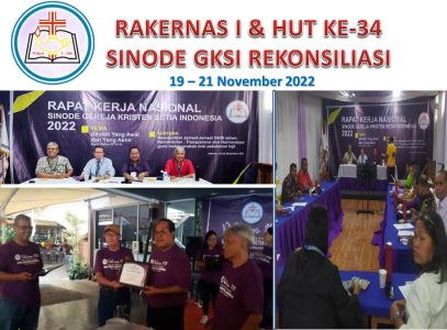 Sinode GKSI Rekonsiliasi Adakan Rakernas I Tahun 2022, dan Ibadah ...